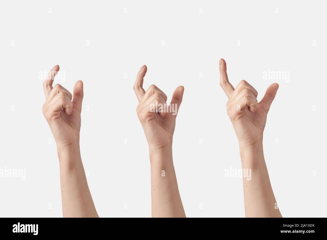 Different size hands hi-res stock photography and images - Alamy