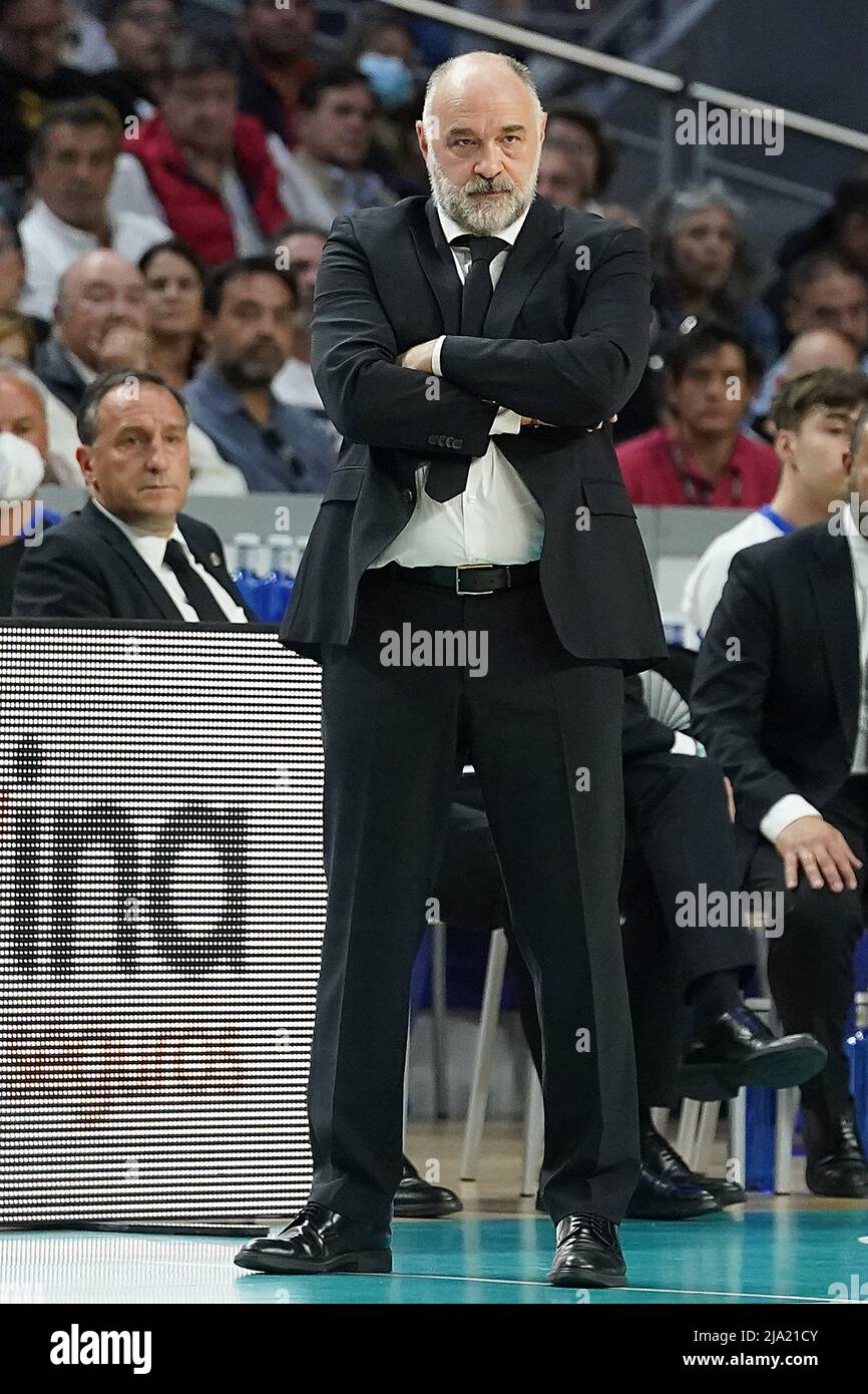 Real Madrid Baloncesto's coach Pablo Laso during Liga Endesa ACB 1st ...