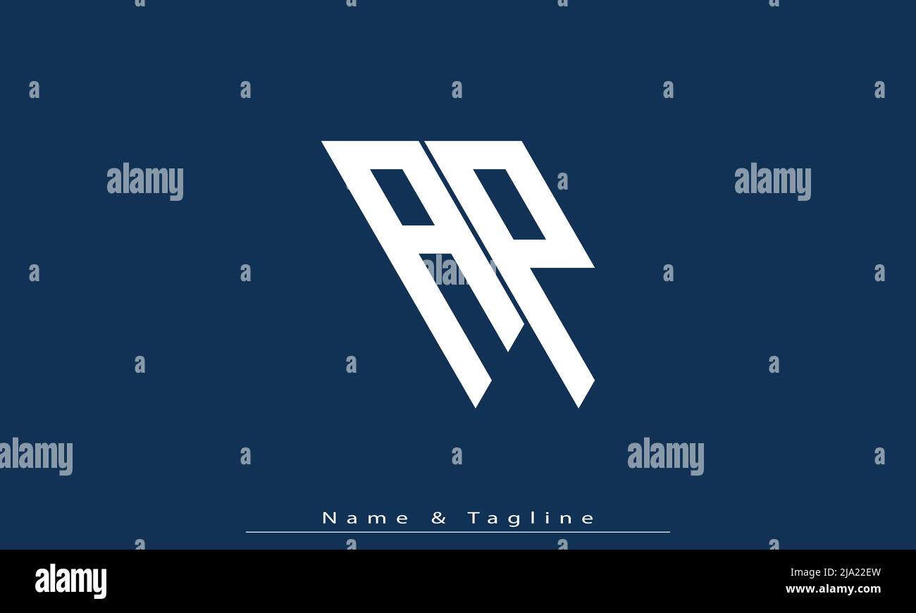 Alphabet letters Initials Monogram logo AP, PA Stock Vector Image & Art ...