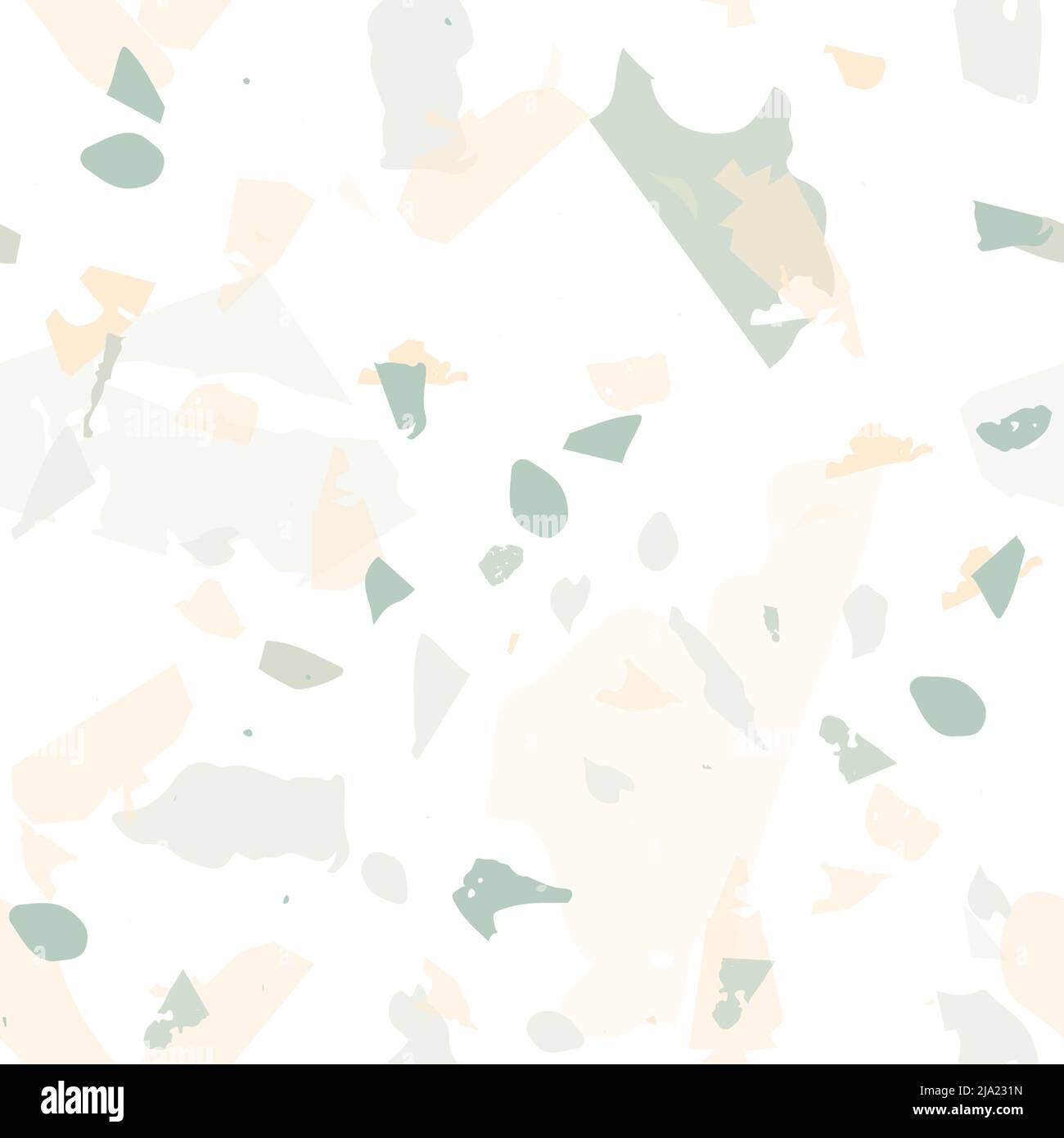 Terrazzo seamless pattern. Earthy minimalistic floor tile for interior ...