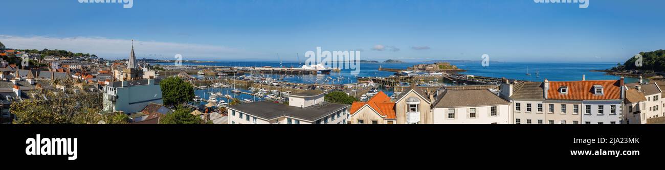 St peter port is the capital of guernsey hi-res stock photography and ...