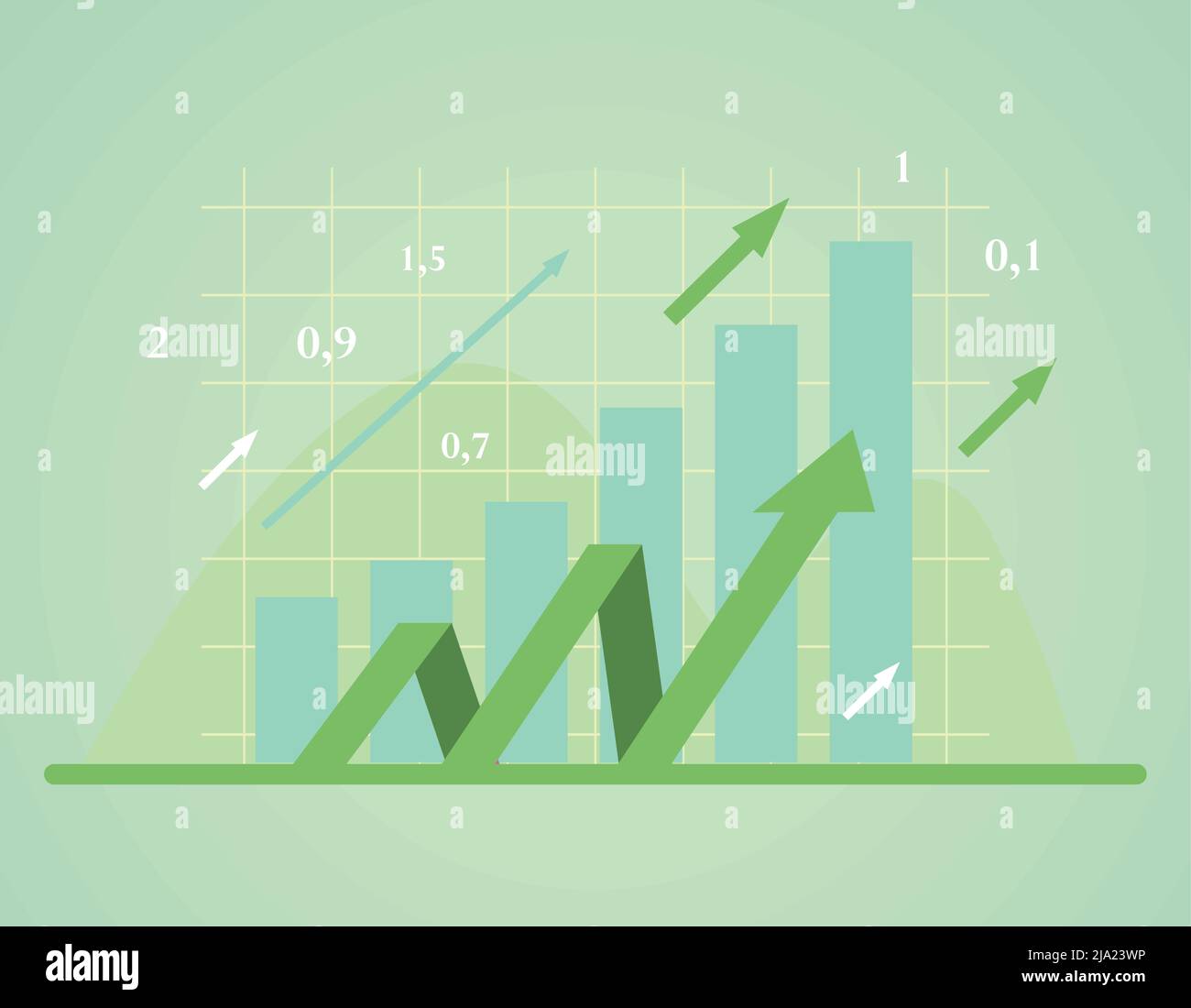 profit infographic with numbers Stock Vector Image & Art - Alamy