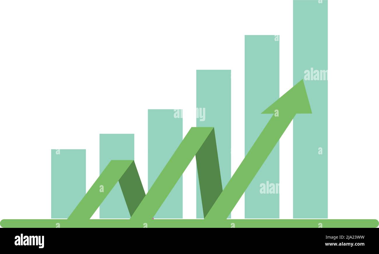green statistics bars Stock Vector Image & Art - Alamy