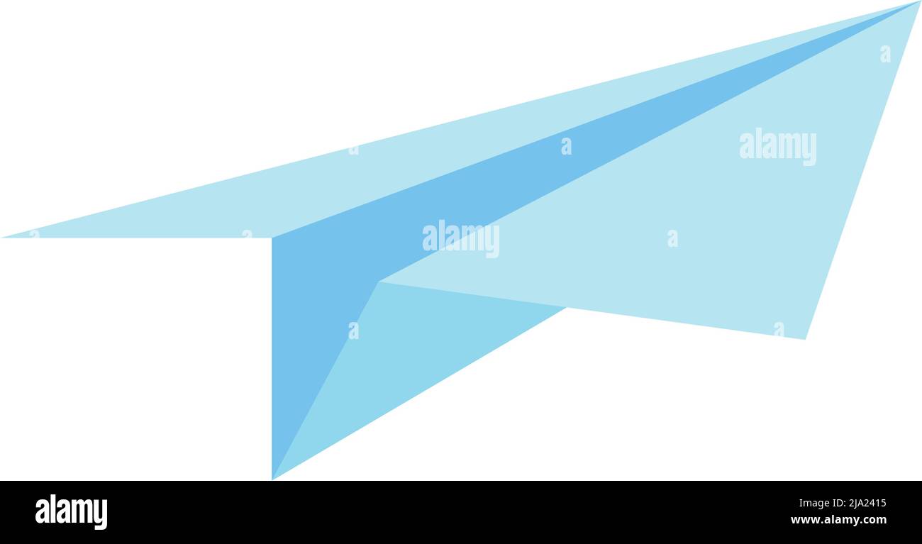 paper airplane flying toy Stock Vector Image & Art - Alamy