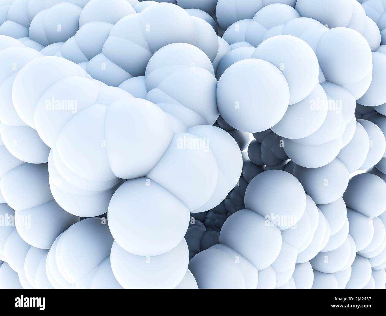 abstract white ball sphere visualization background 3d render ...