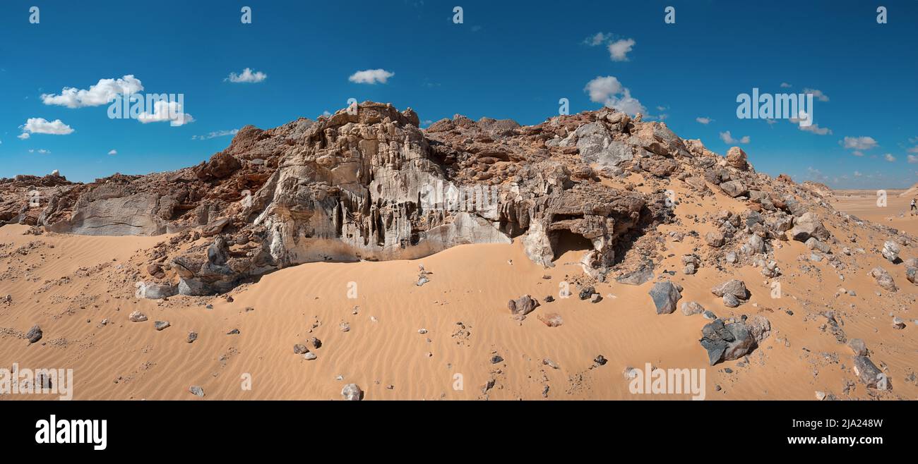 Panorama, Crystal Mountains, Calcite, Northern White Desert, near ...
