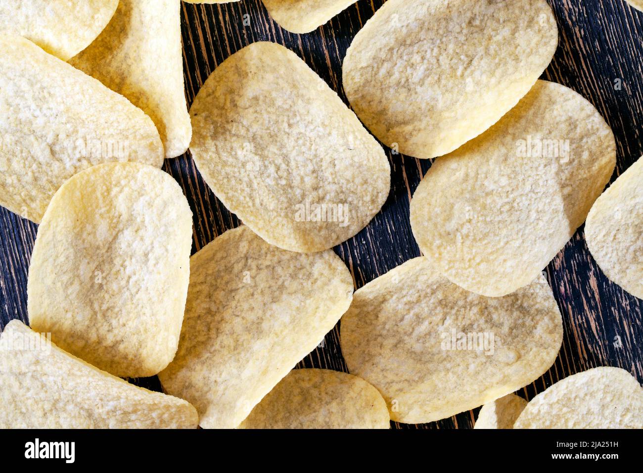 crispy potato chips with spices, some crispy natural potato chips ...