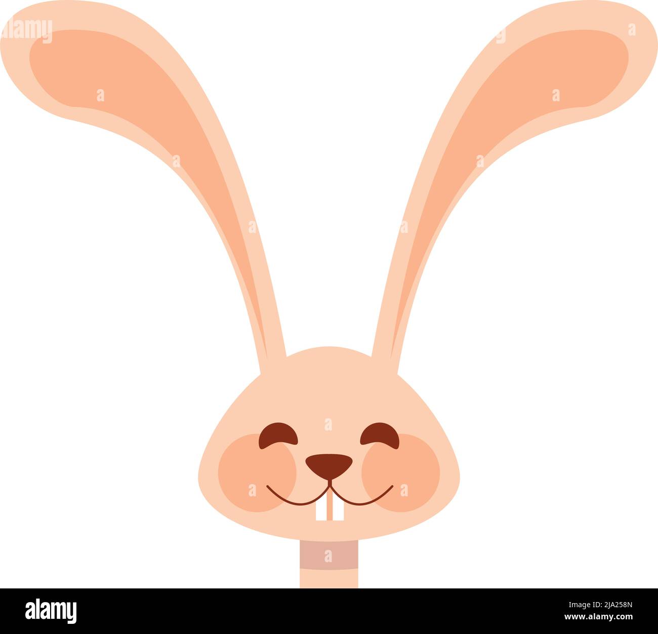 Smiling smile rabbit Stock Vector Images - Alamy