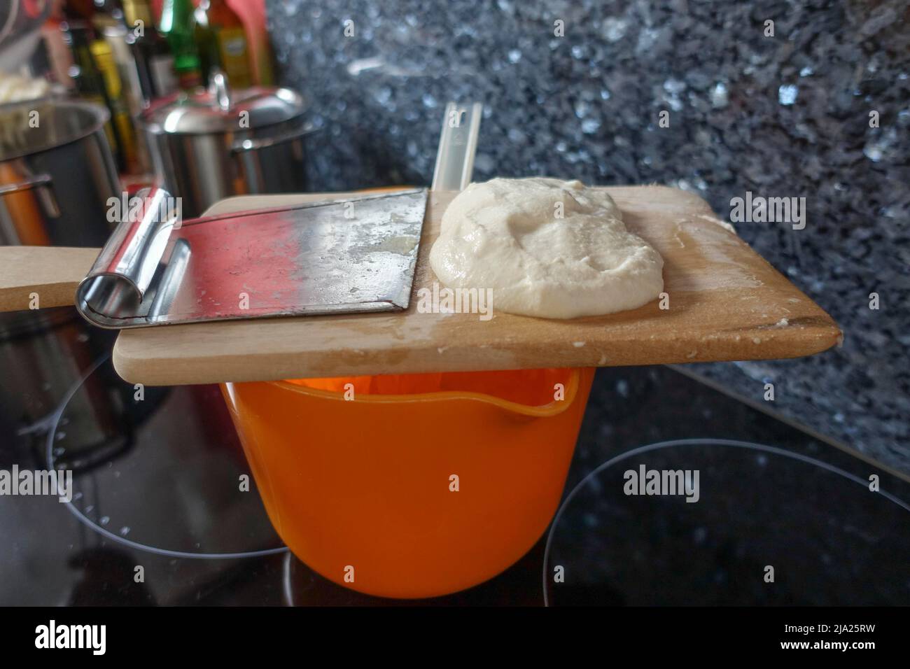 Dough board scraper hi-res stock photography and images - Alamy