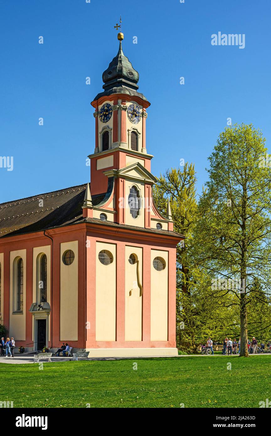 St. Mary's Castle Church, Mainau Island, Lake Constance, Baden ...
