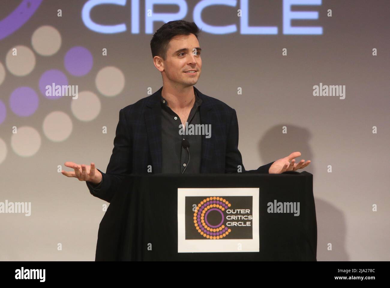 New York, NY, USA. 26th May, 2022. Matt Doyle at the 2022 Outer Critics ...