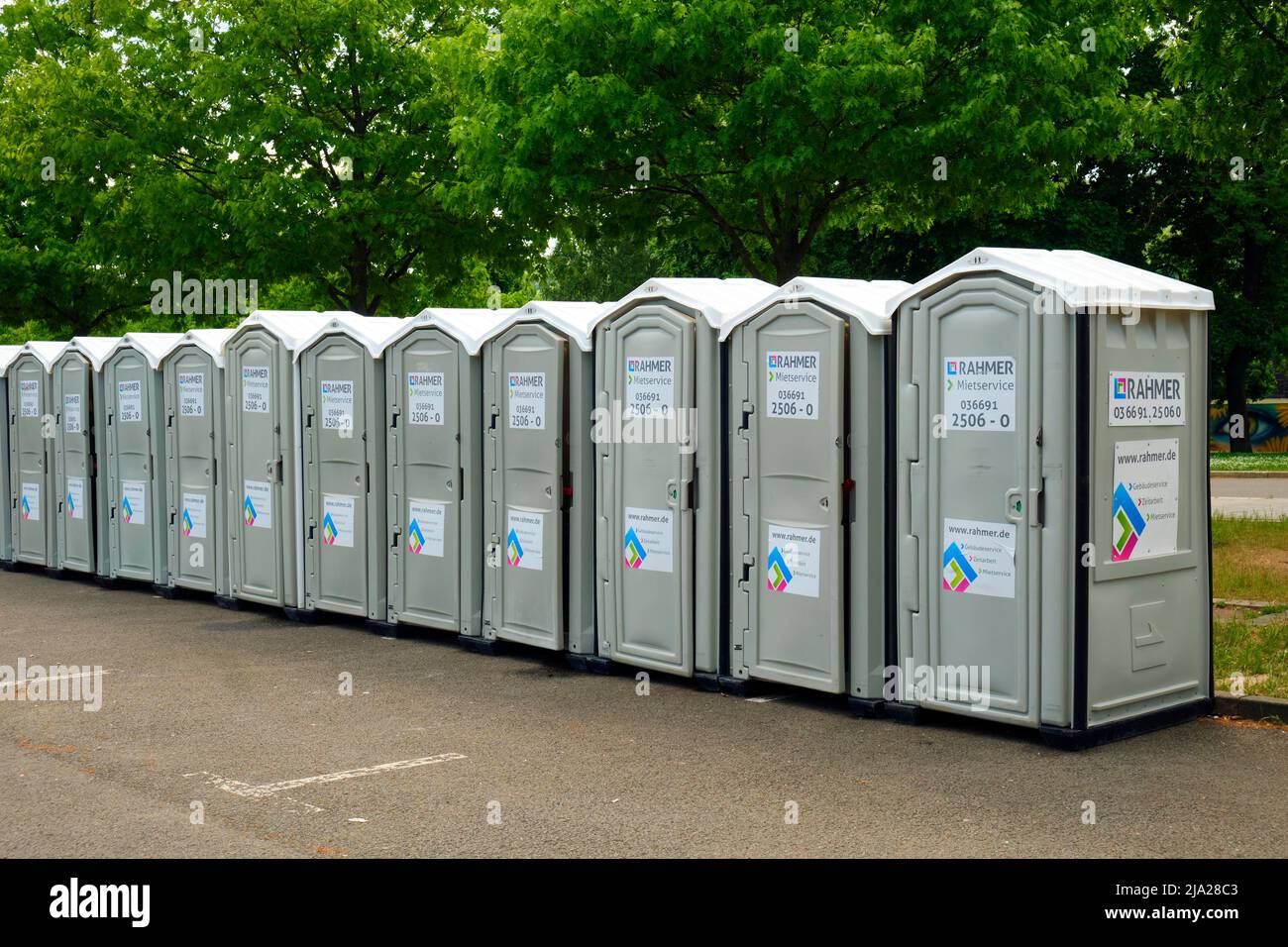 Mobile toilets hi-res stock photography and images - Alamy