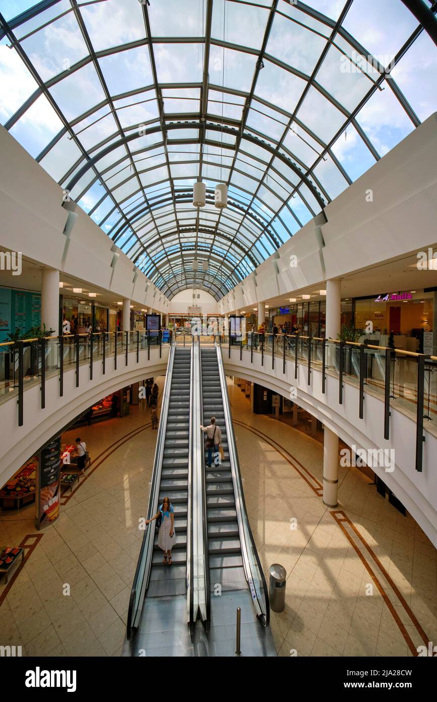 Gera Arcaden shopping centre, Gera, Thuringia, Germany Stock Photo - Alamy