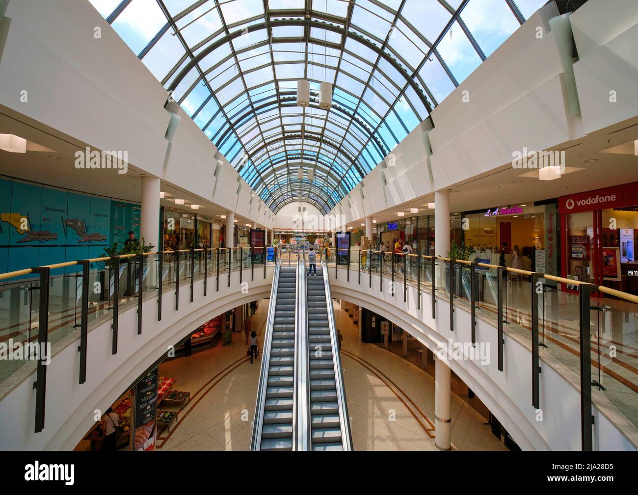 Gera Arcaden shopping centre, Gera, Thuringia, Germany Stock Photo - Alamy