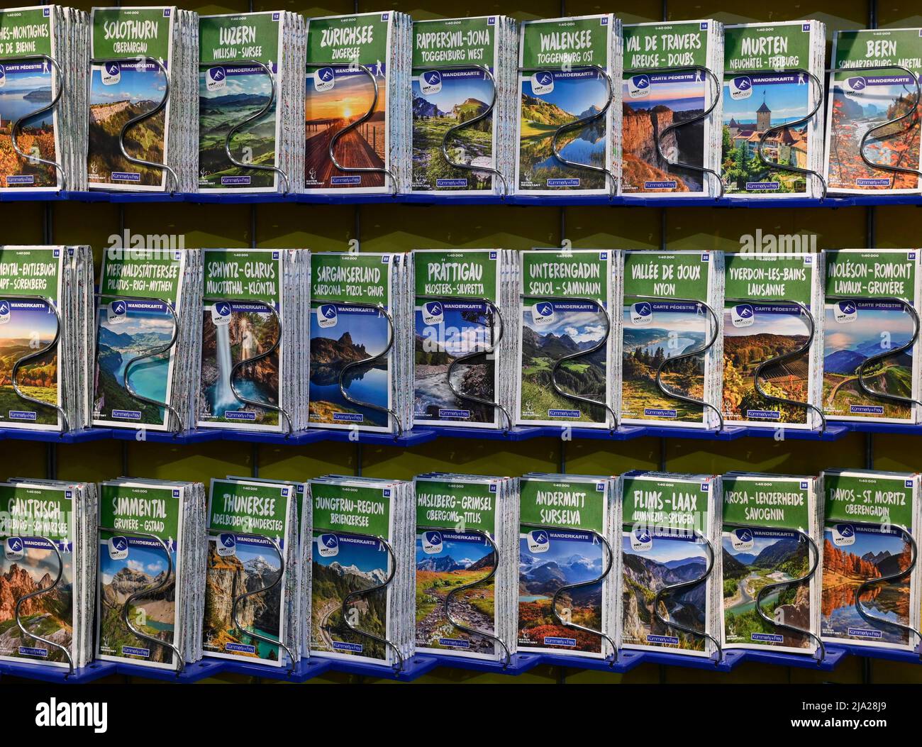Maps of switzerland hi-res stock photography and images - Alamy