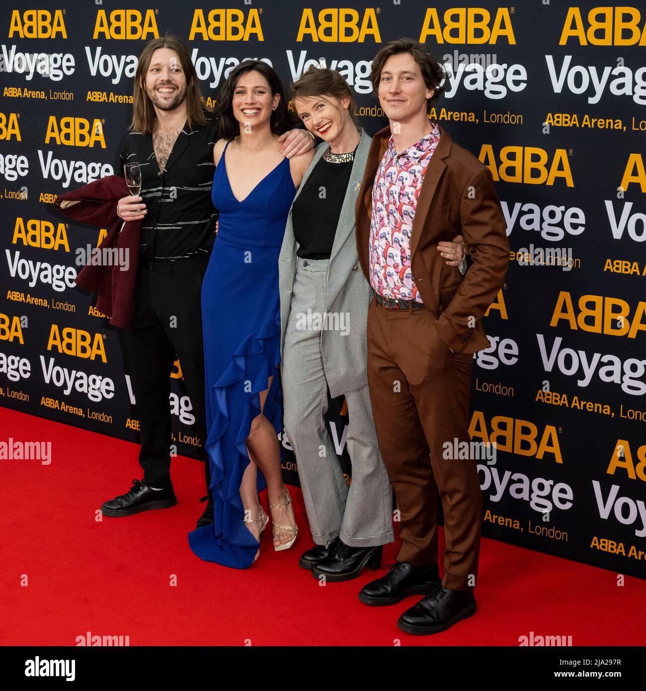 London, UK. 26 May 2022. Body doubles for the ABBAtars in the show on ...