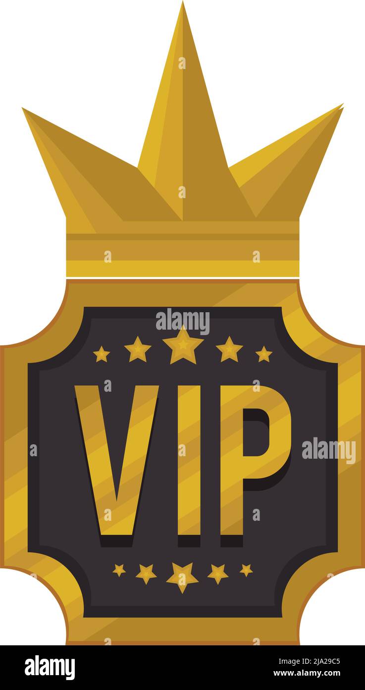 vip frame golden crown Stock Vector Image & Art - Alamy
