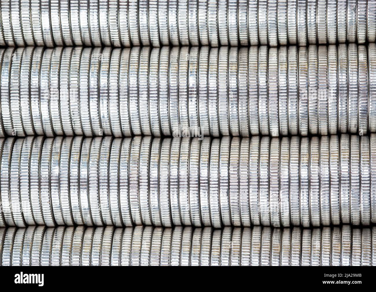 a large number of metal coins are used in eastern Europe, a lot of ...