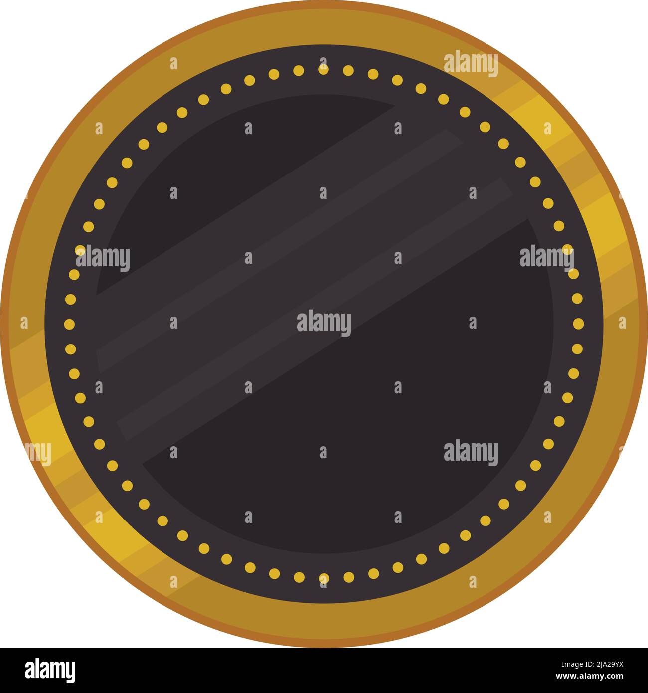 golden circular frame emblem Stock Vector Image & Art - Alamy