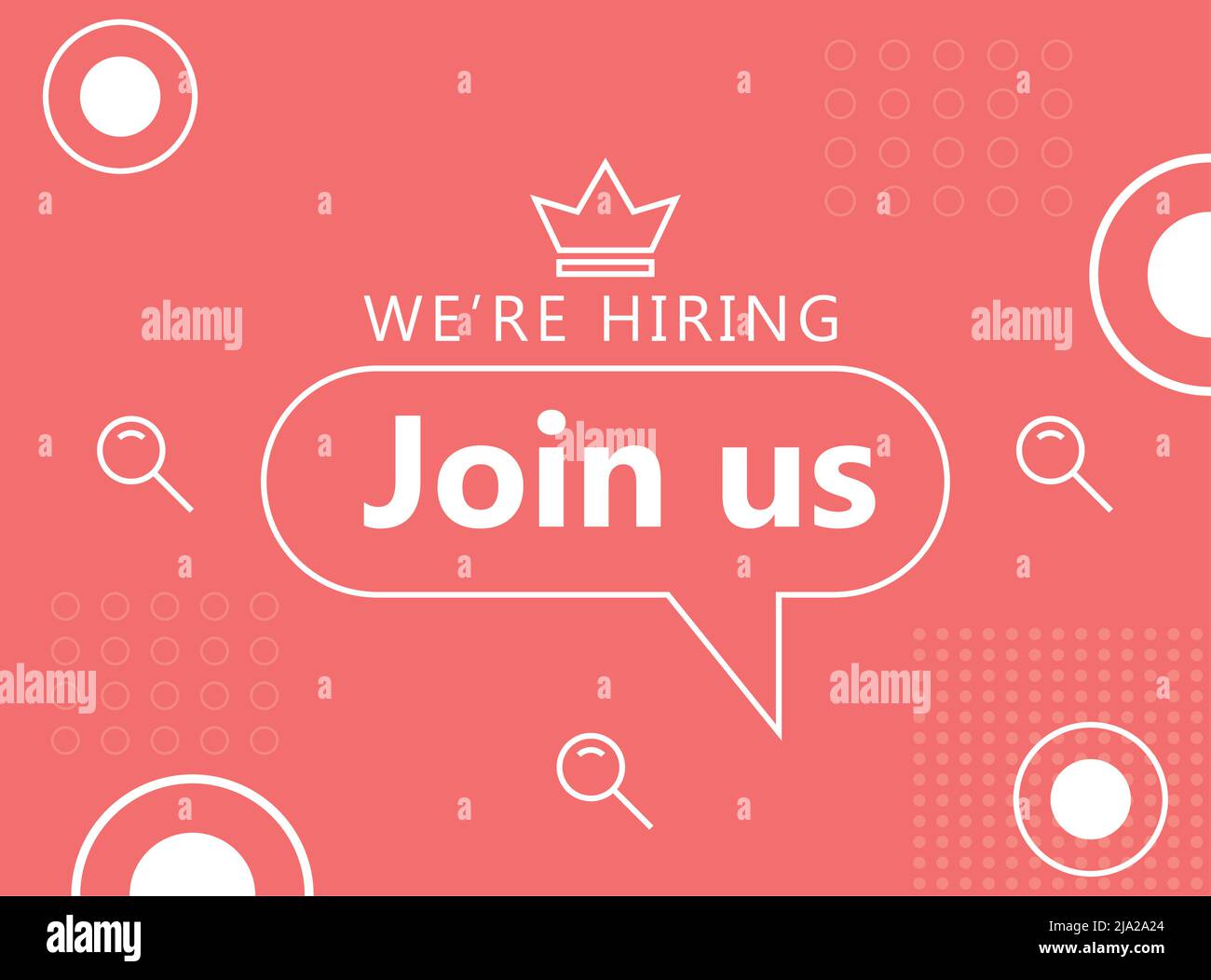 join us lettering card Stock Vector Image & Art - Alamy