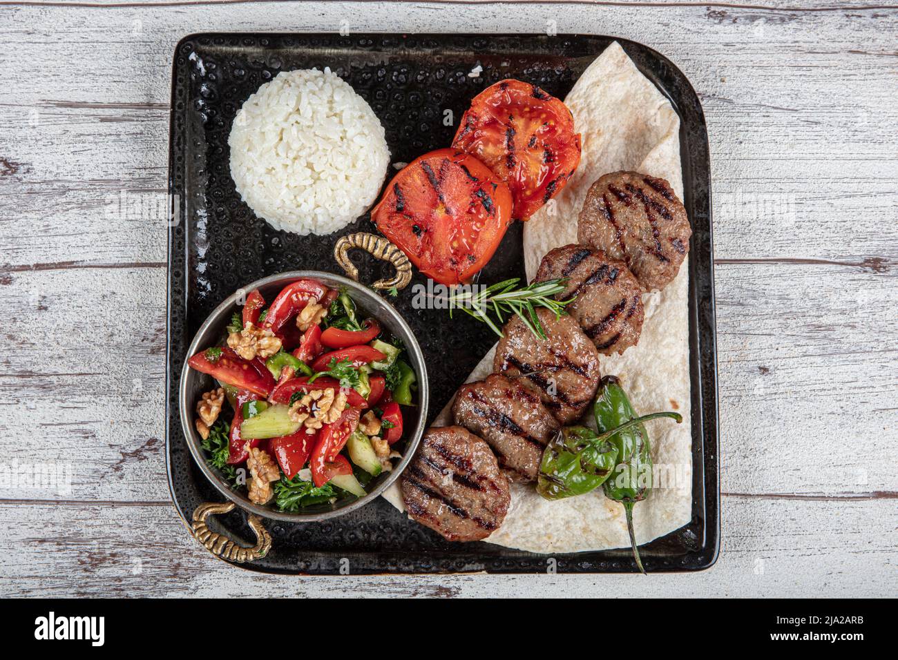 Turkish meatball traditional kofte. Spicy meatballs Kebab or Kebap ...