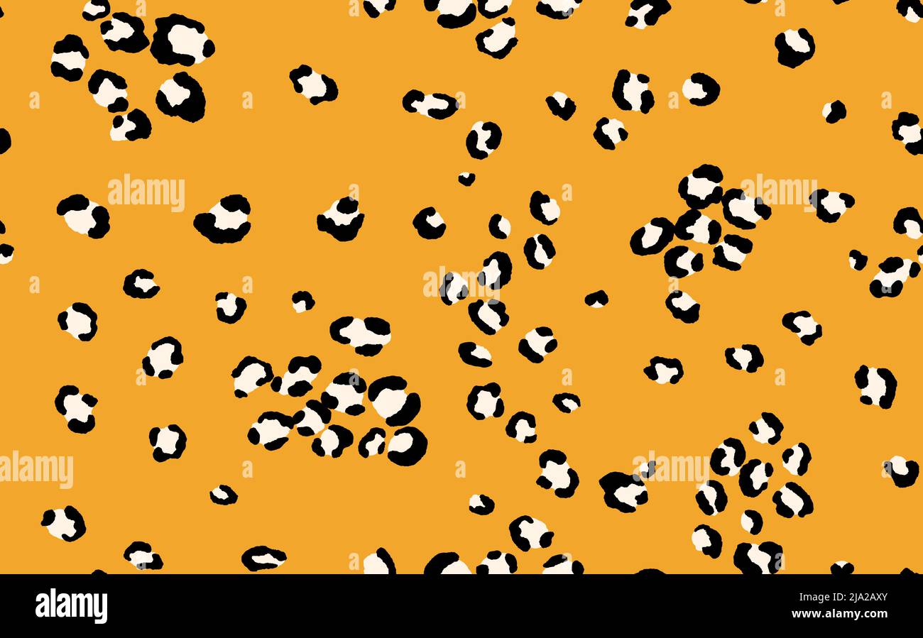 Abstract modern leopard seamless pattern. Animals trendy background ...