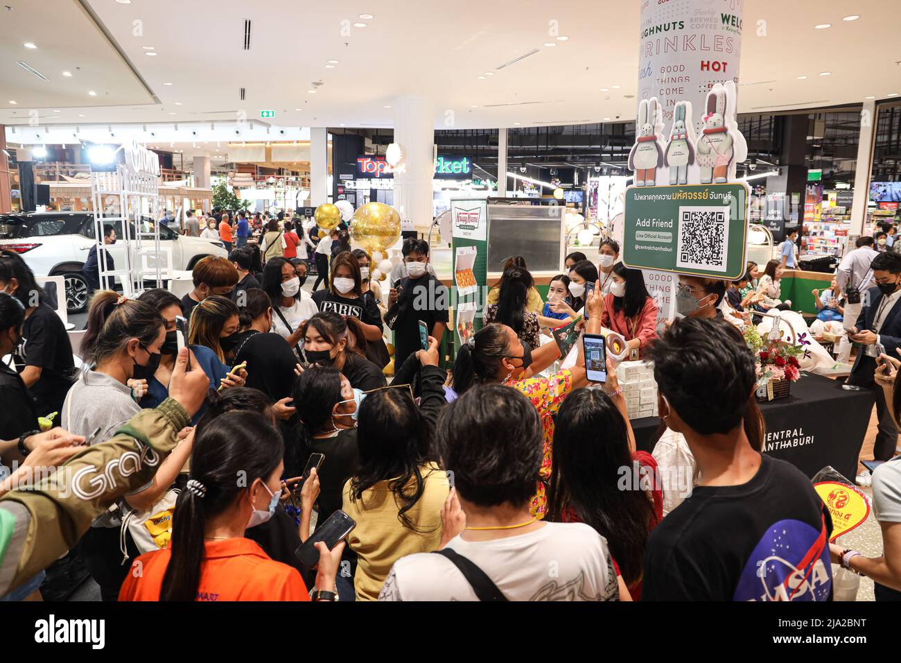 Chanthaburi, Thailand. 26th May, 2022. Sales promotions and stores within Central Chanthaburi on ...