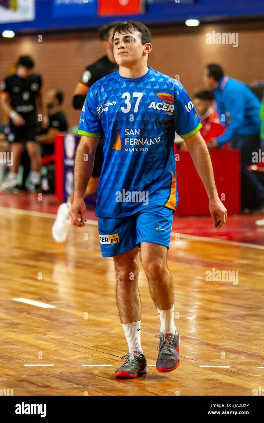 Argentina. May 26, 2022. San Fernando Handball (ARG) player Ricardo ...