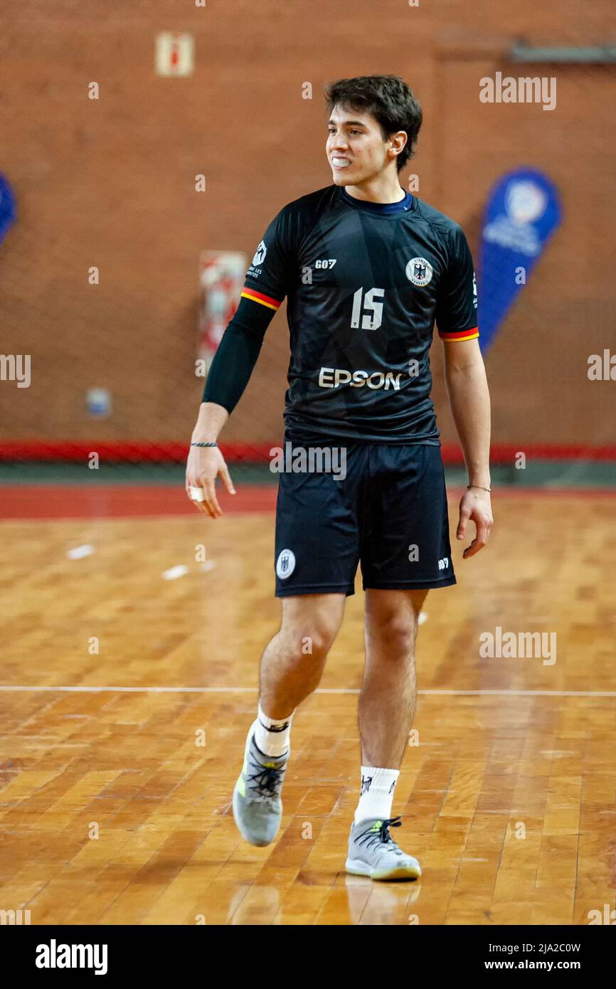 Argentina. May 26, 2022. Colegio Aleman (URY) player Faustino MARTIN at ...