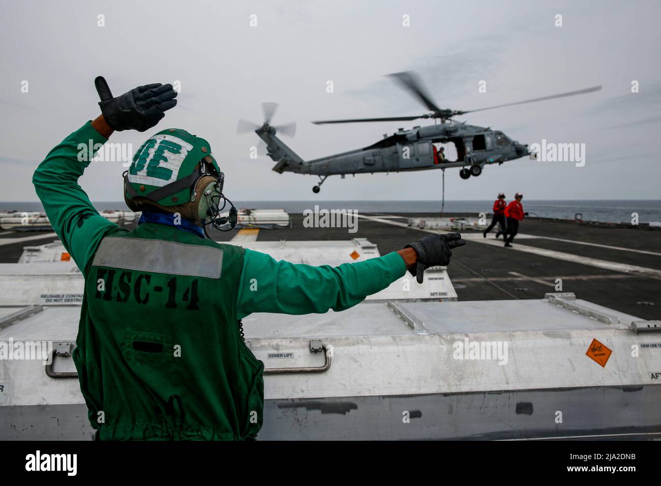 PHILIPPINE SEA (May 20, 2022) Aviation Electrician's Mate 3rd Class ...