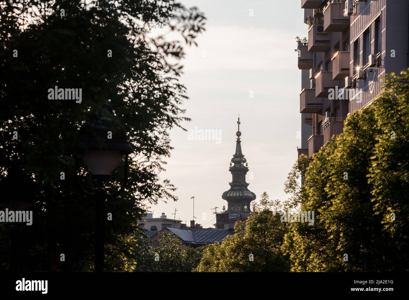 Picture of the Belgrade Cathedral, also known as Saborna Crkva, seen ...