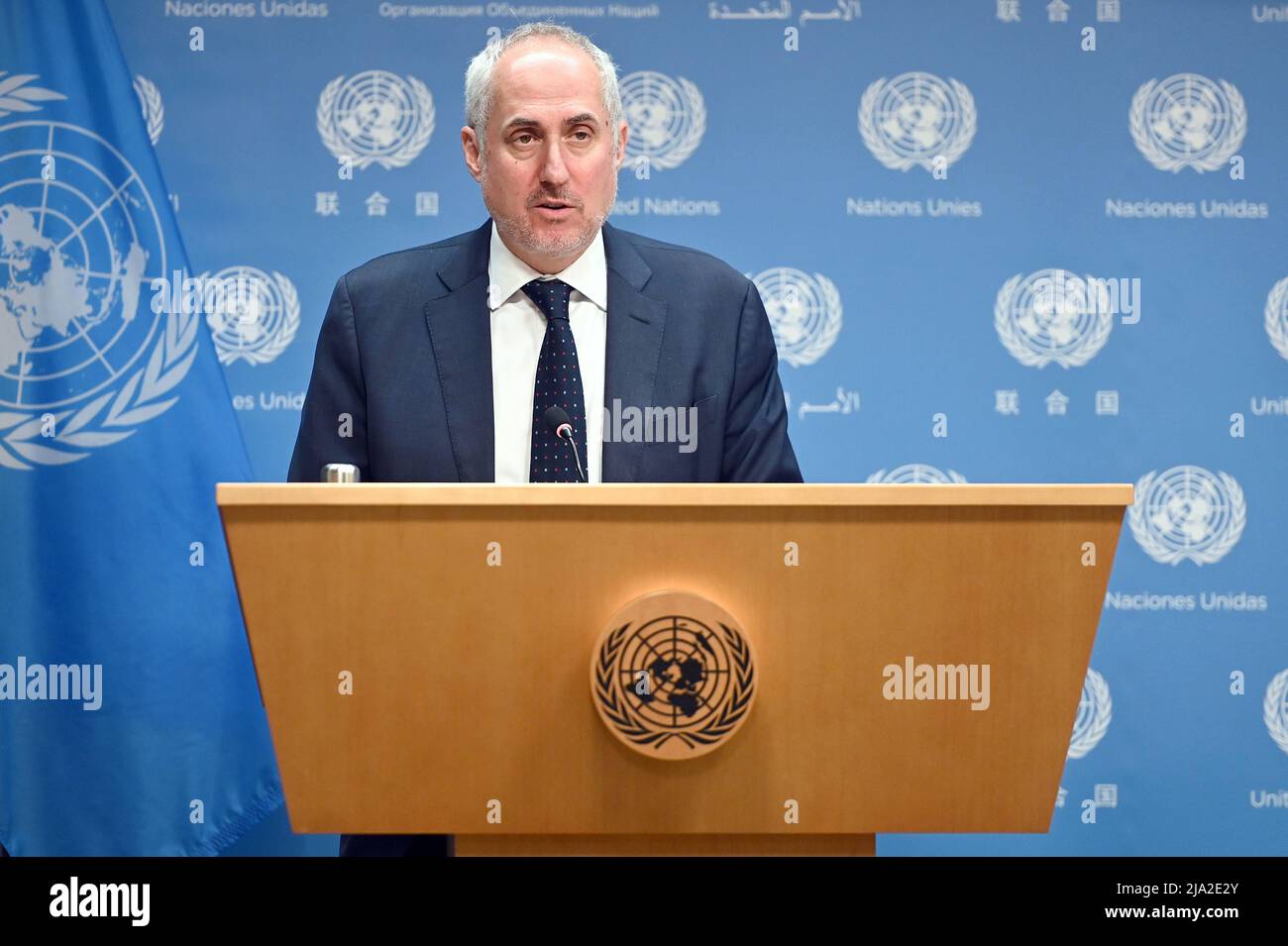 New York, USA. 26th May, 2022. UN Secretary-General spokesperson ...