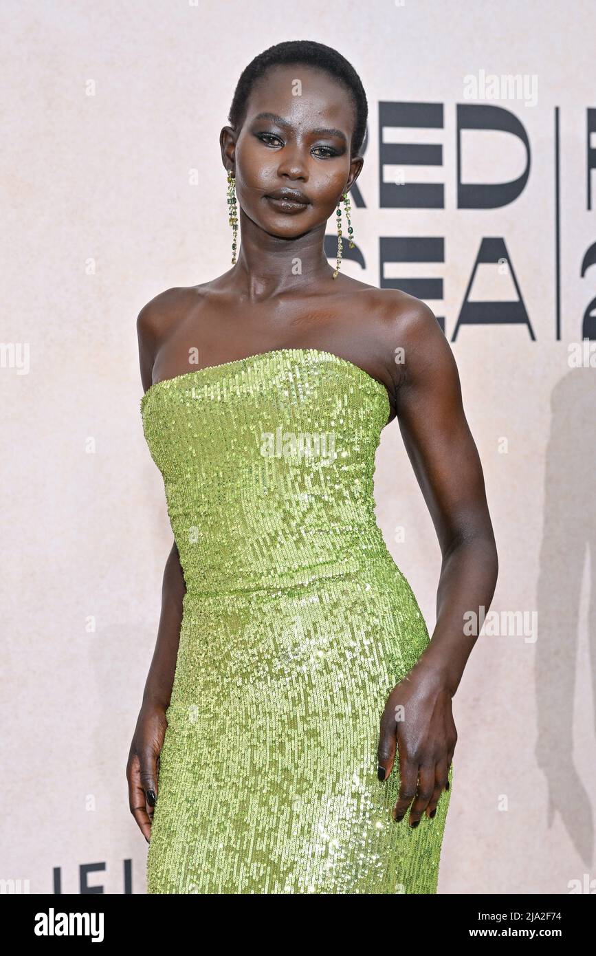 Cannes, France, May 26, 2022. Aweng Chuol attending the amfAR Gala ...