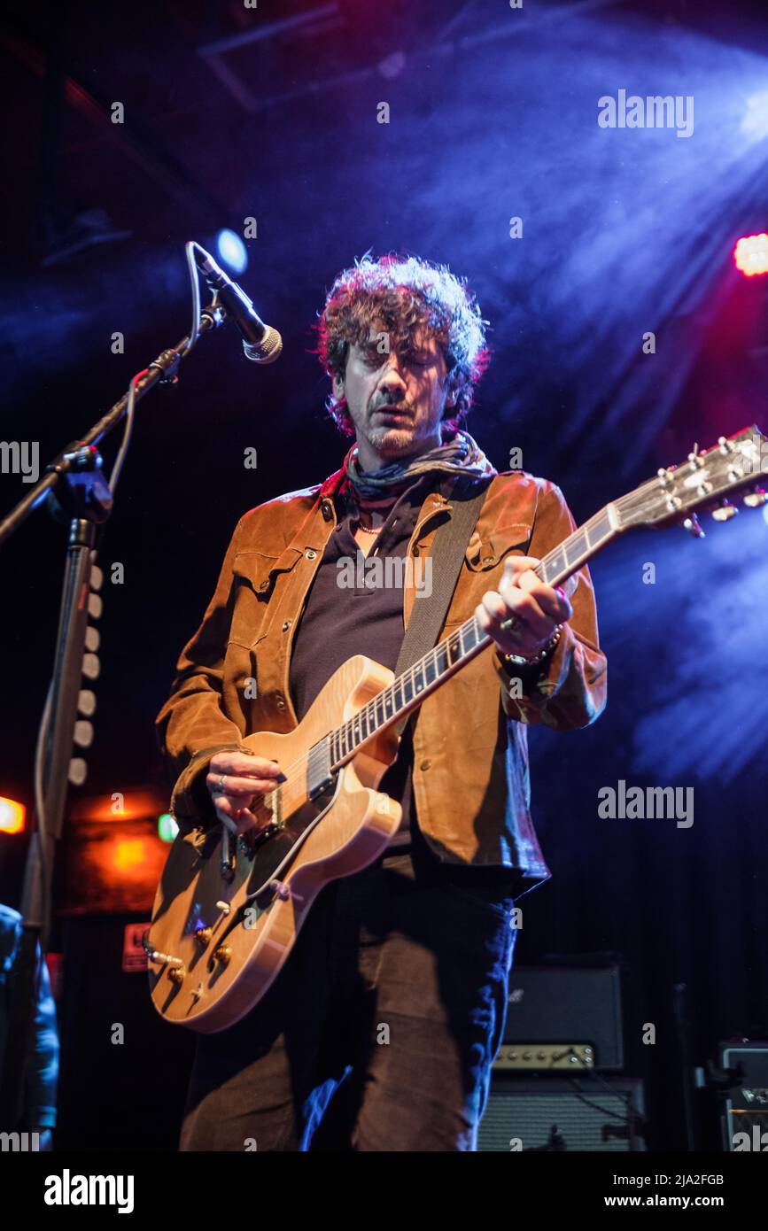 London, England, 26th May 2022, Carl Barât, Gary Powell, Anthony ...