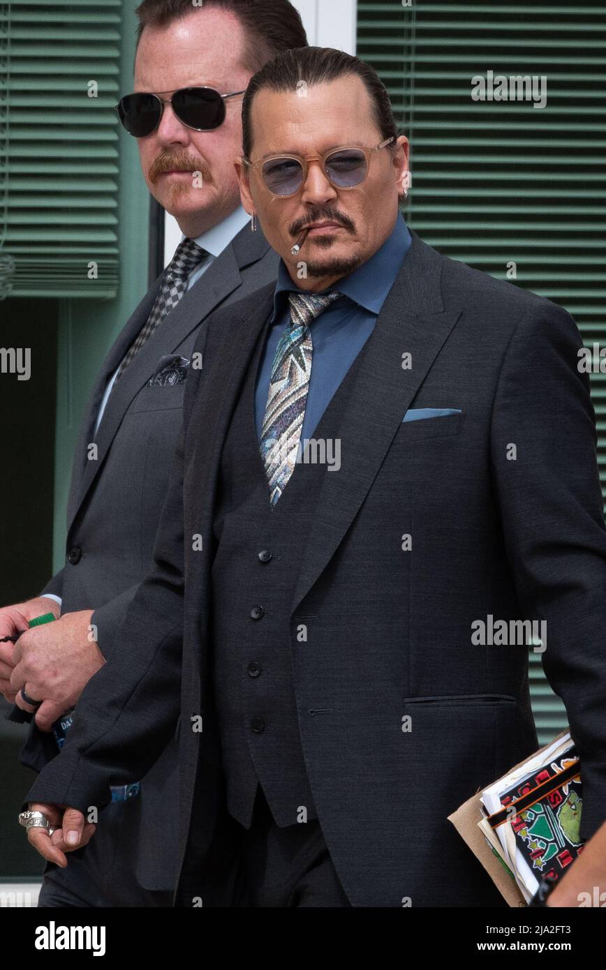 Fairfax, United States Of America. 25th May, 2022. Johnny Depp steps ...