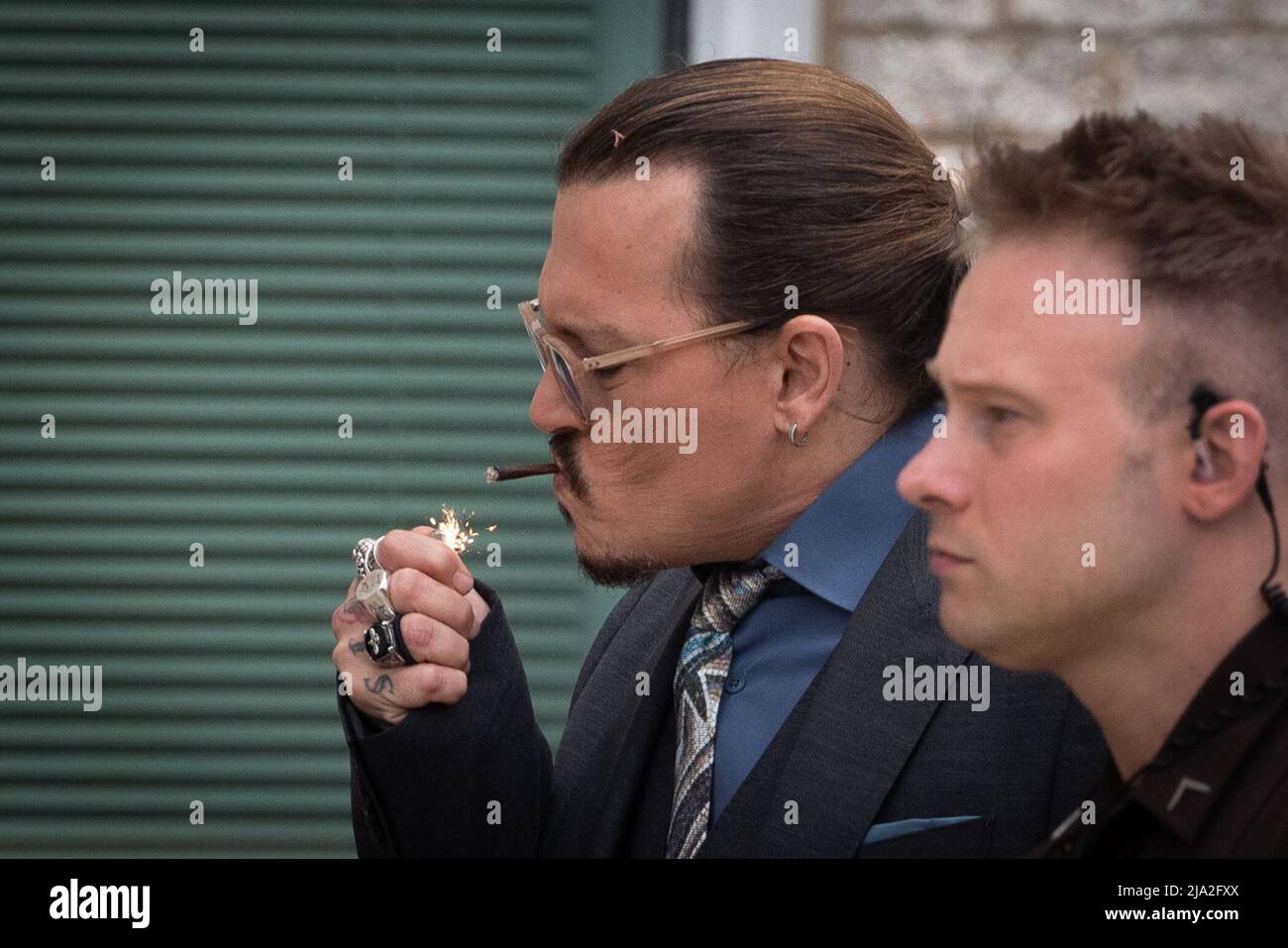 Johnny Depp Smoking Cigarette