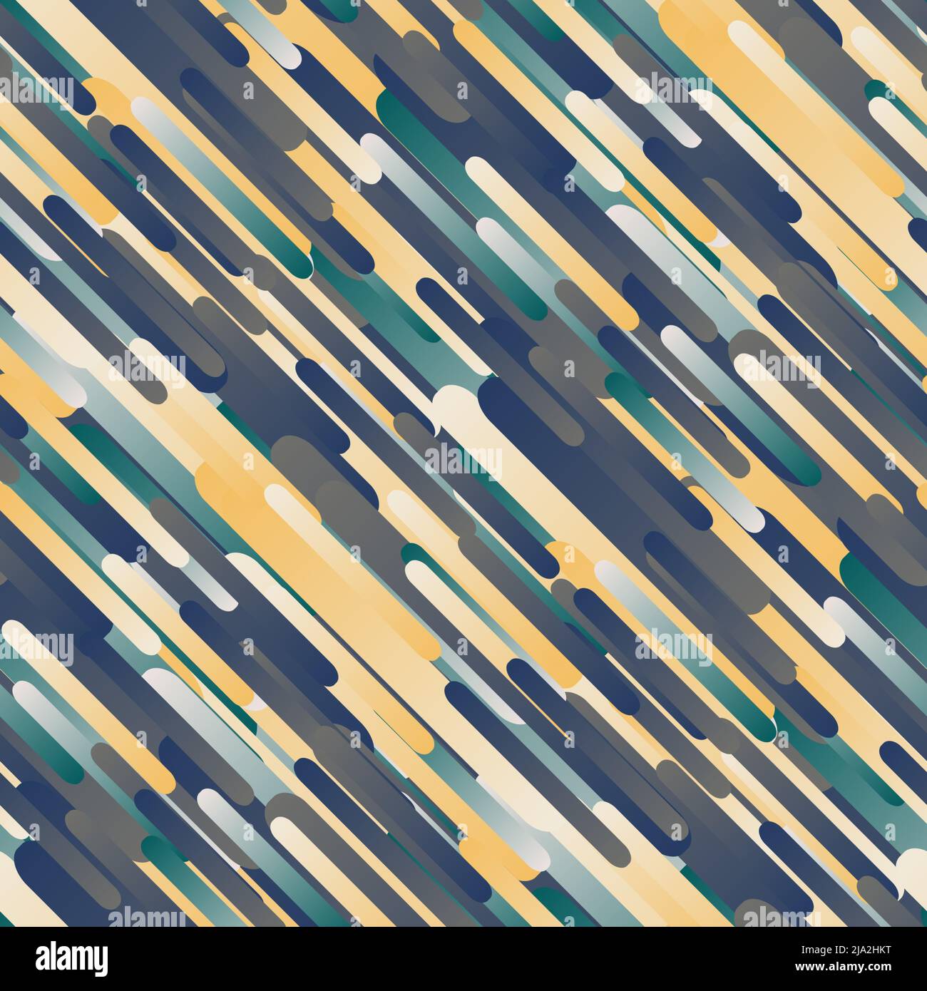 Seamless funky pill shaped gradient lines surface pattern design for ...