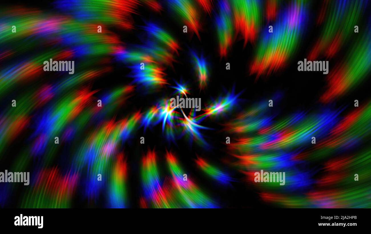 Rainbow color spin at center background Stock Photo - Alamy