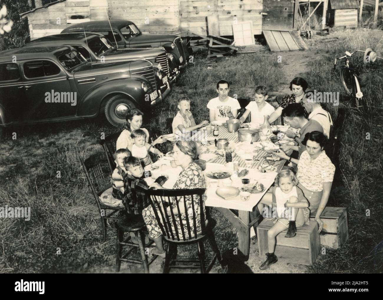 1940s family hi-res stock photography and images - Alamy