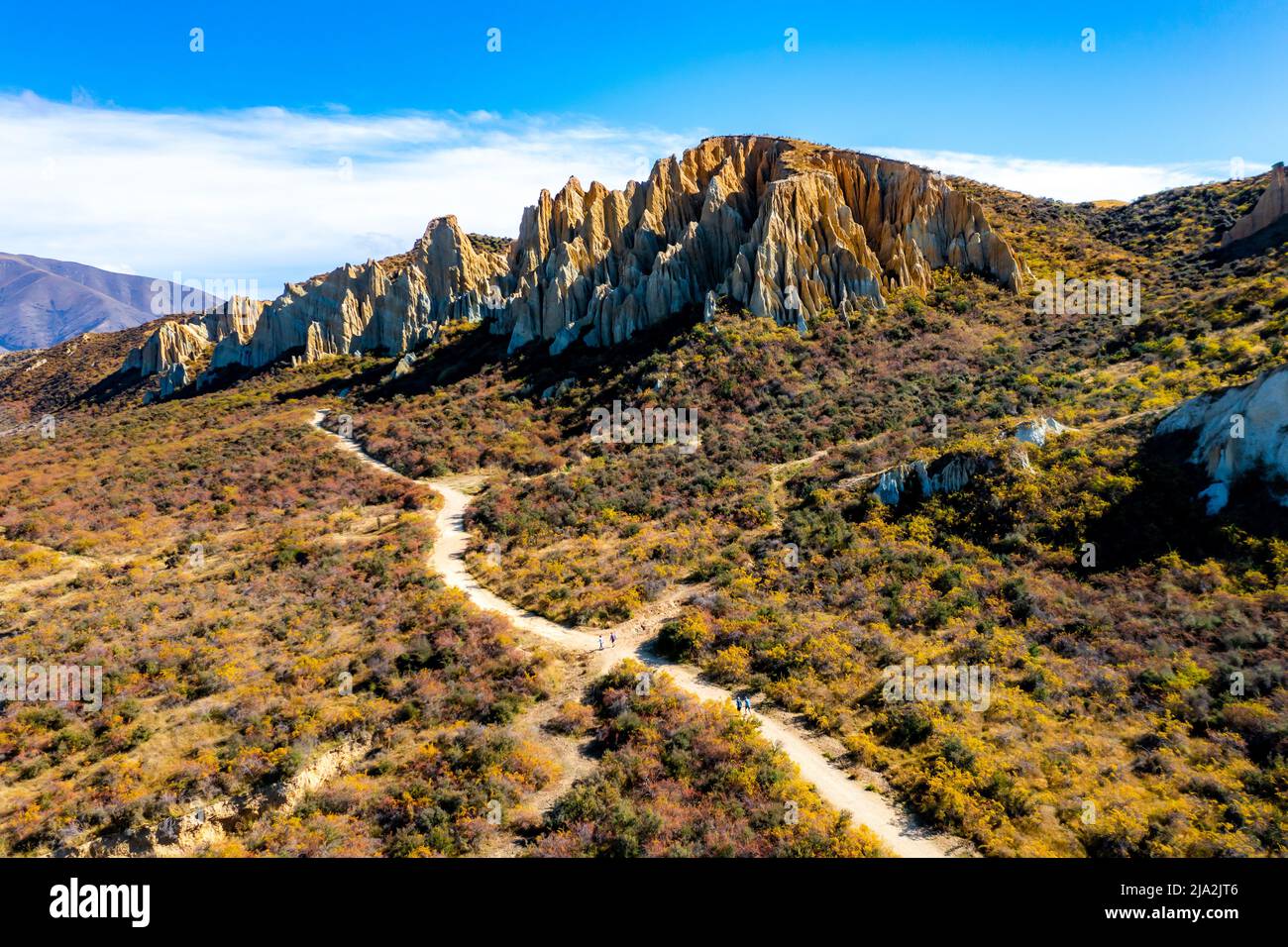 Amazing Clay Cliffs Rocks Formation Stock Photo - Alamy