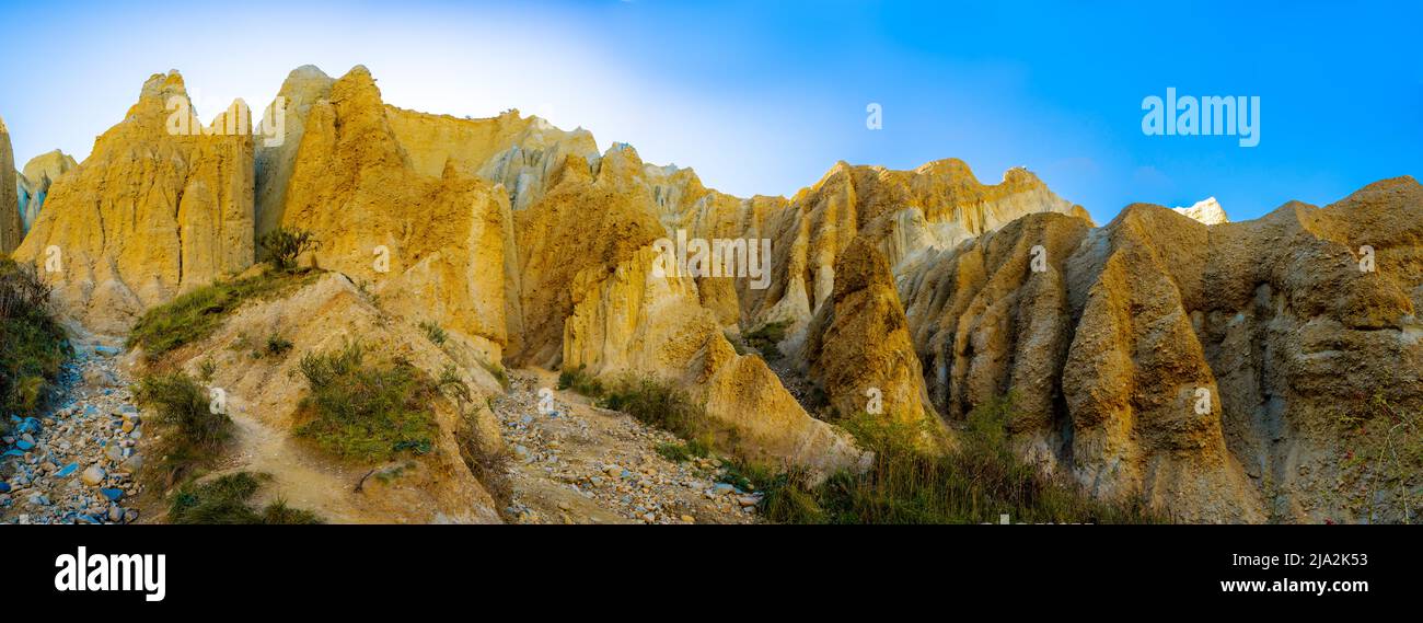 Amazing Clay Cliffs Rocks Formation Stock Photo - Alamy