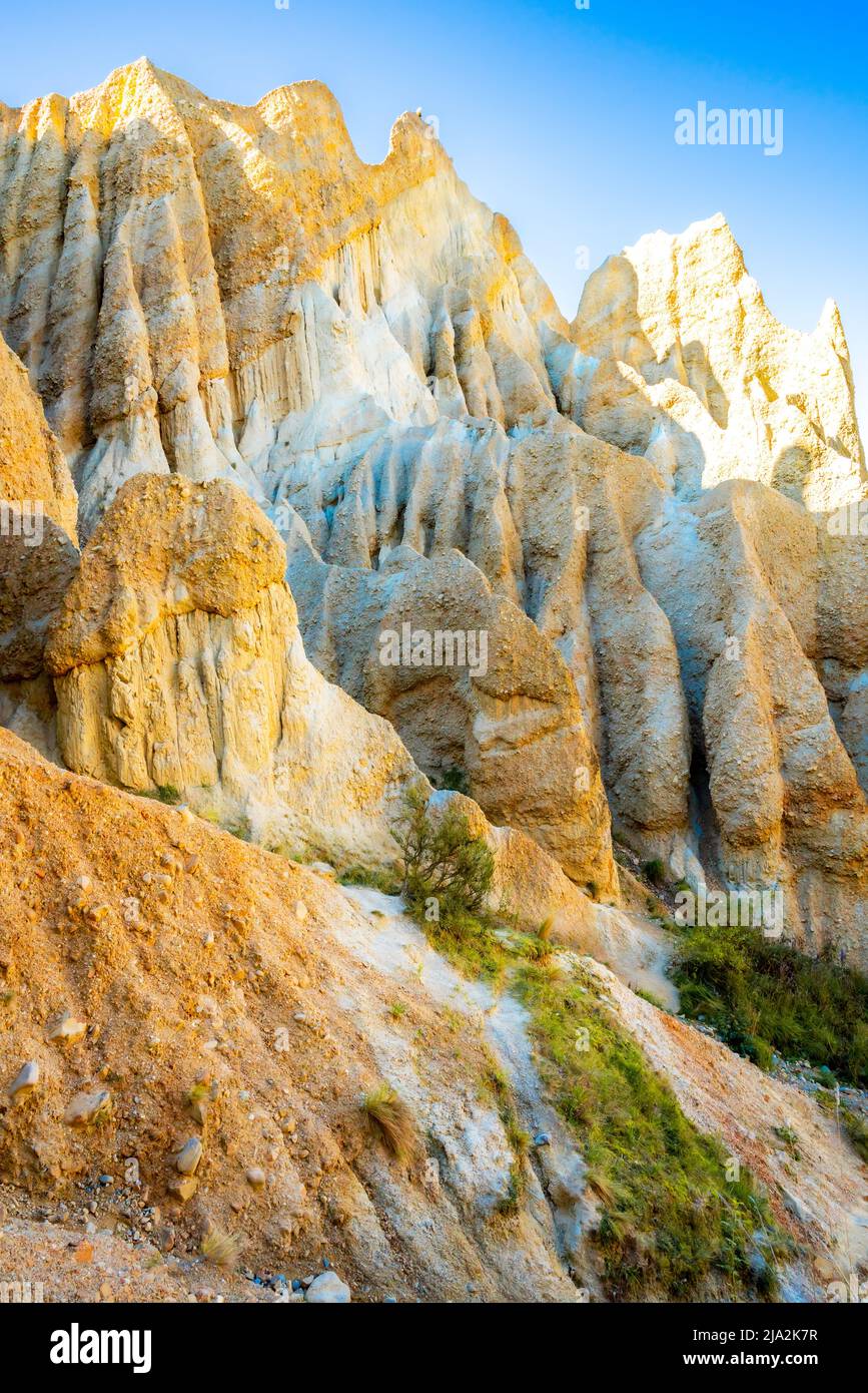 Amazing Clay Cliffs Rocks Formation Stock Photo - Alamy