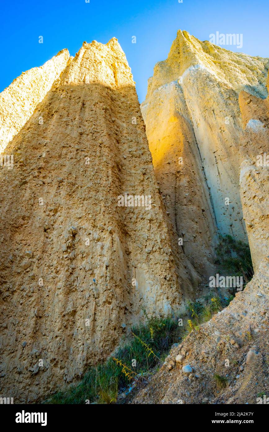 Amazing Clay Cliffs Rocks Formation Stock Photo - Alamy