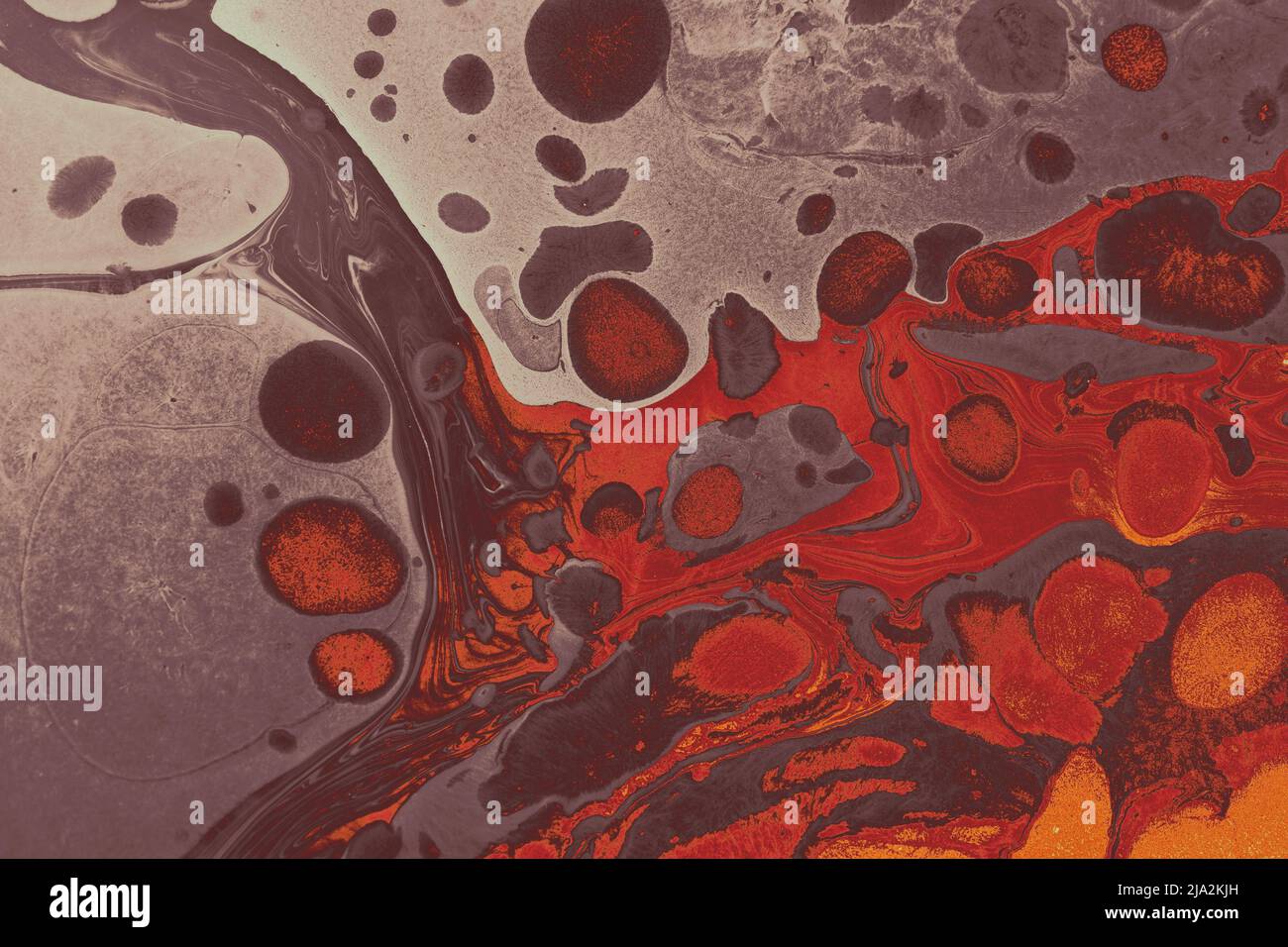 Ebru marbling handmade art, traditional Ebru technique. abstract ...