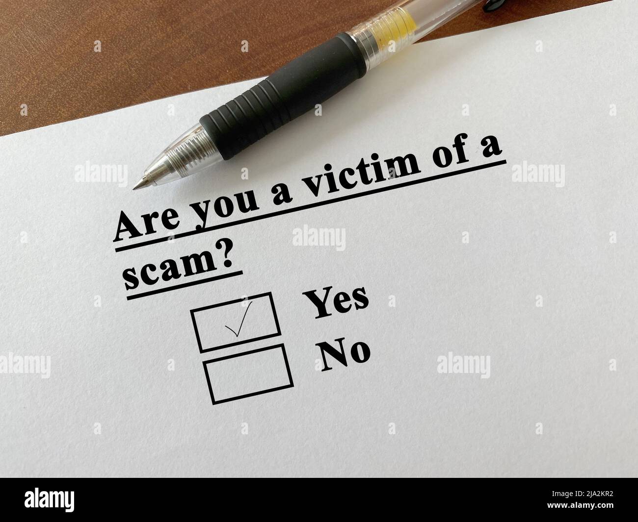 Victim of fraud hi-res stock photography and images - Alamy