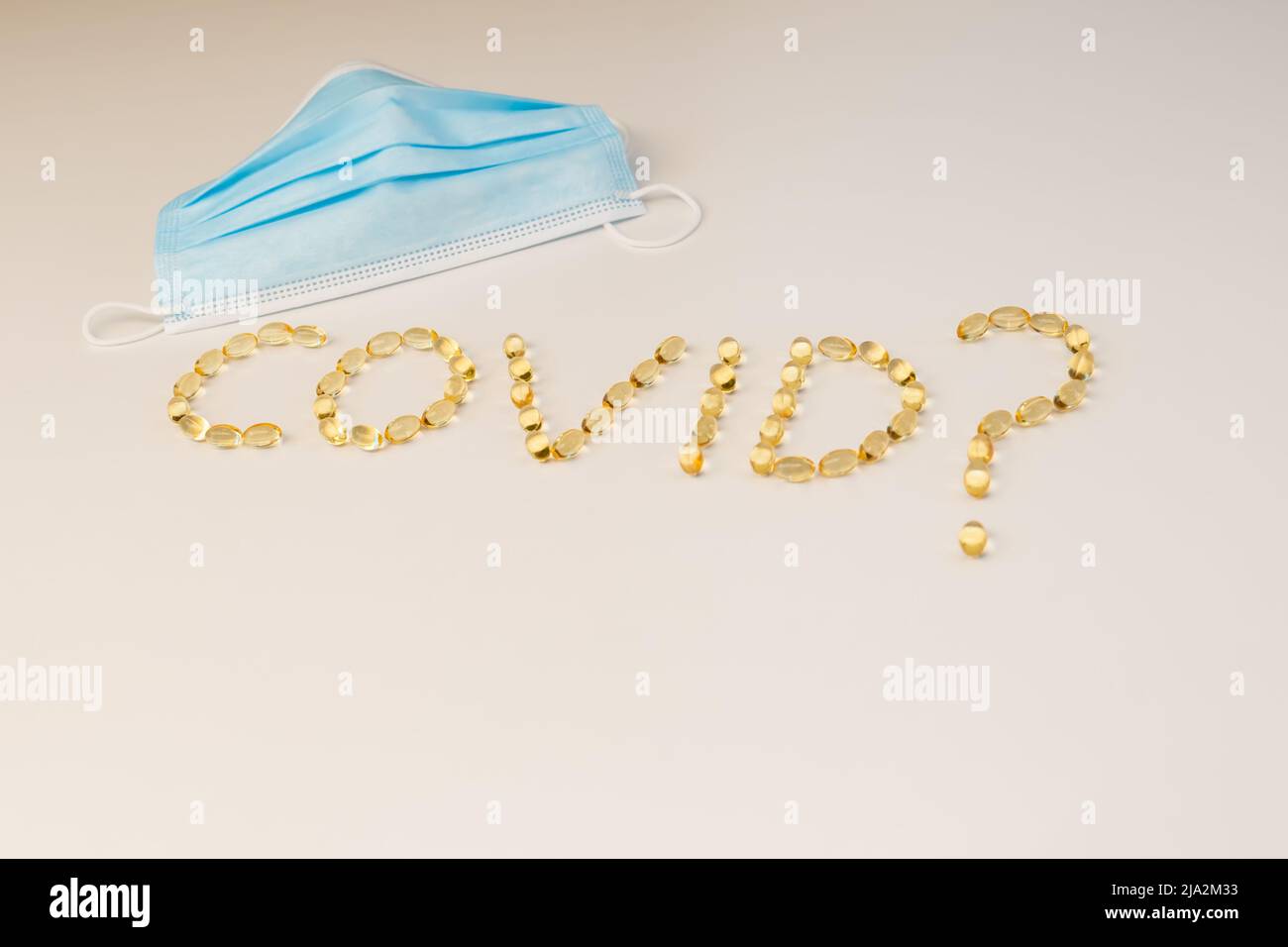 Covid-19 theory, vitamin d spelling out covid with question mark and ...