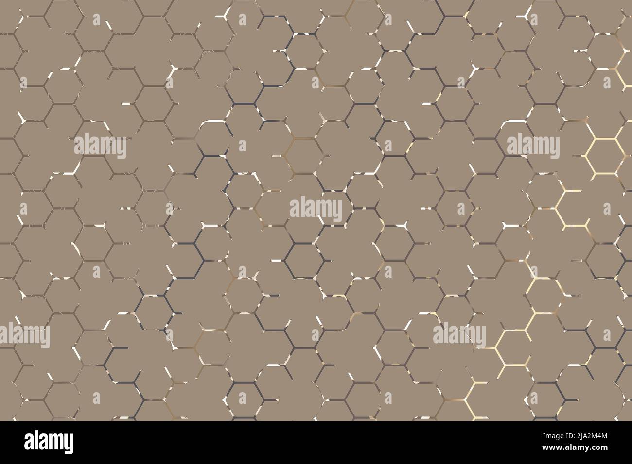 Hexagon pattern. Honeycomb background. Texture with hexagon of honey ...