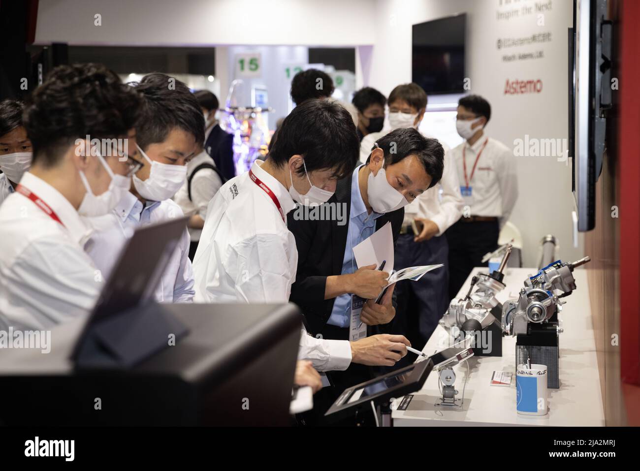 Representative of Hitachi Astemo, producer of various car components ...
