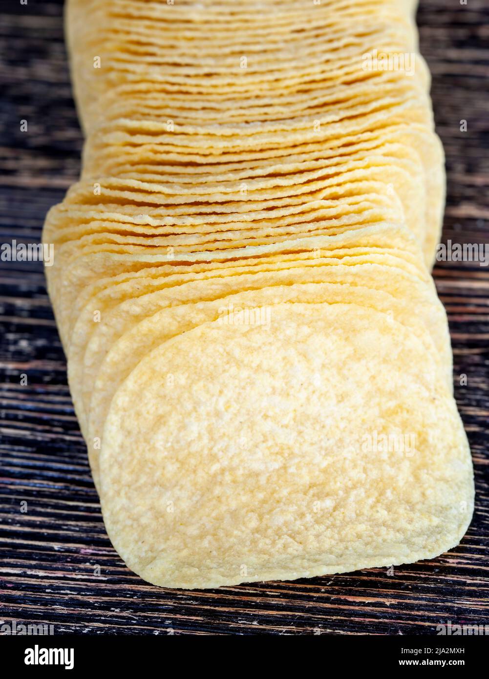 crispy potato chips with spices, some crispy natural potato chips ...