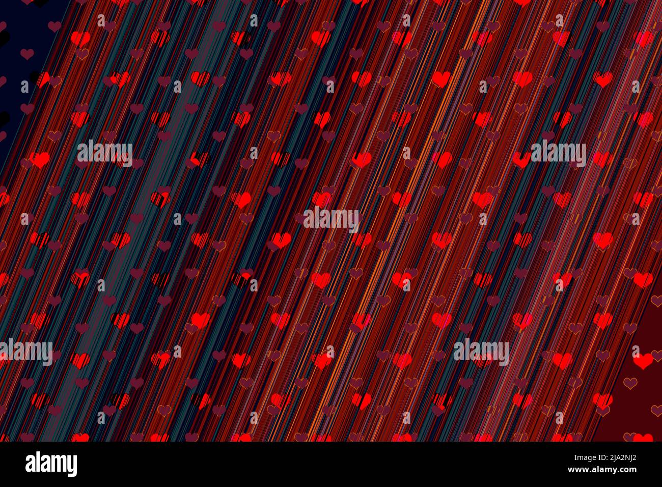 Hearts patterns template for greeting card or valentine s day Stock ...